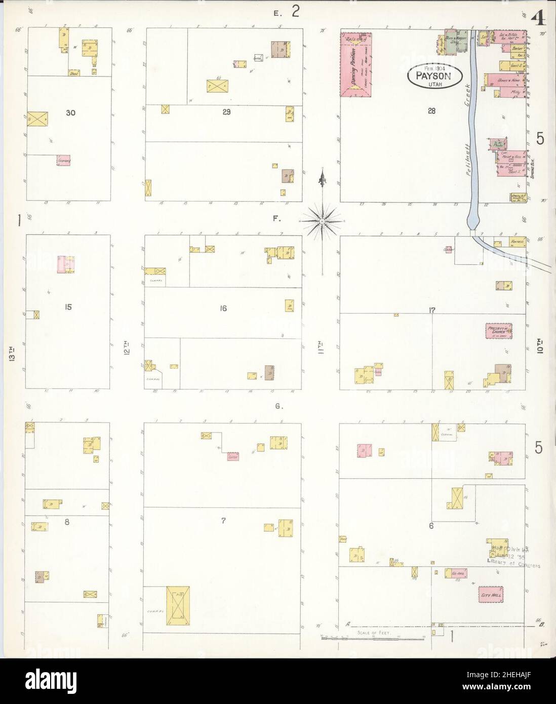 Map of payson utah hi-res stock photography and images - Alamy