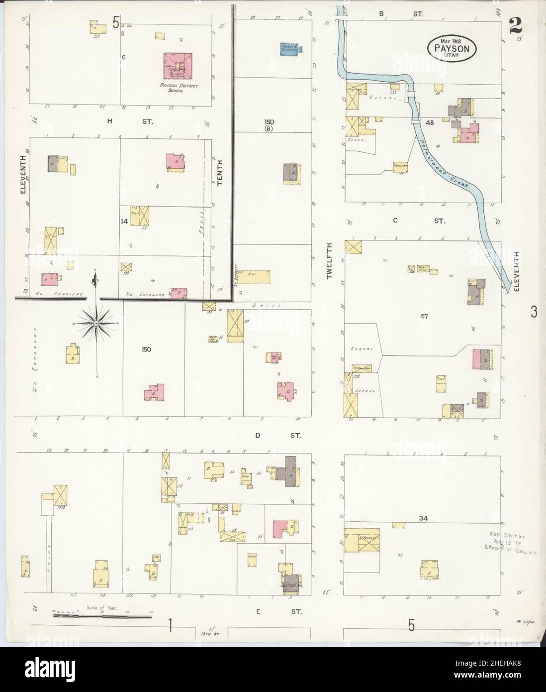 Map of payson utah hi-res stock photography and images - Alamy