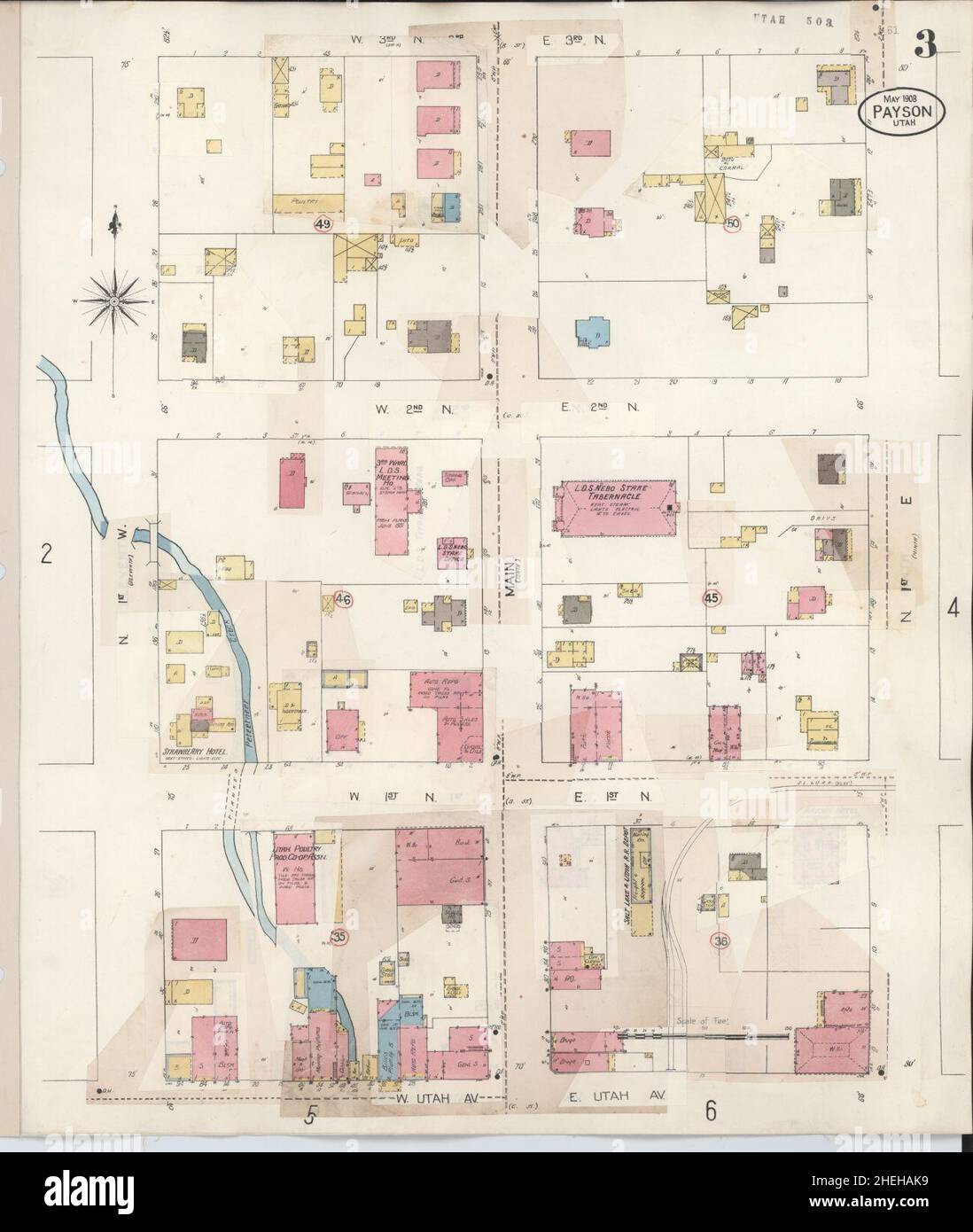 Map of payson utah hi-res stock photography and images - Alamy