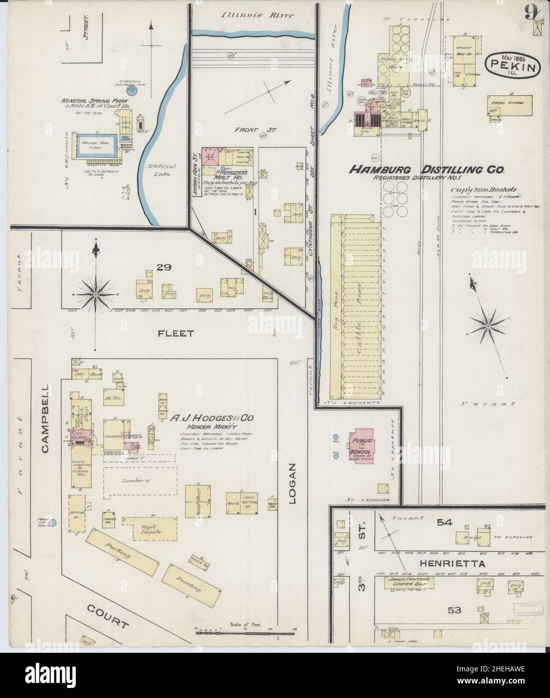 Pekin map hi-res stock photography and images - Alamy