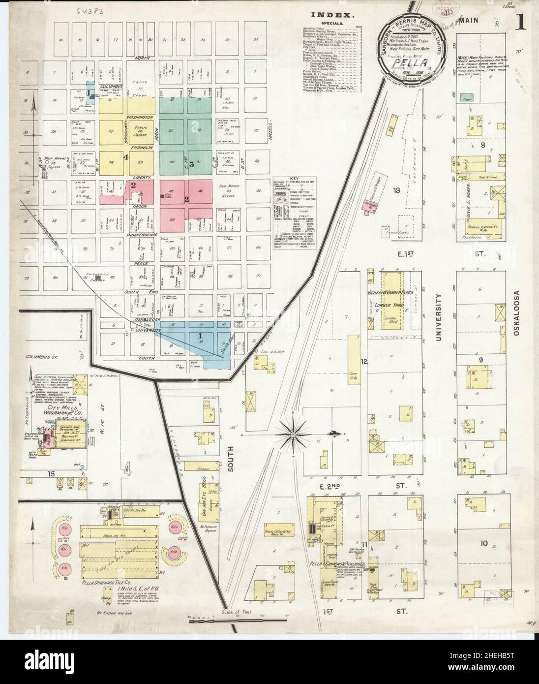 Map of pella hi-res stock photography and images - Alamy
