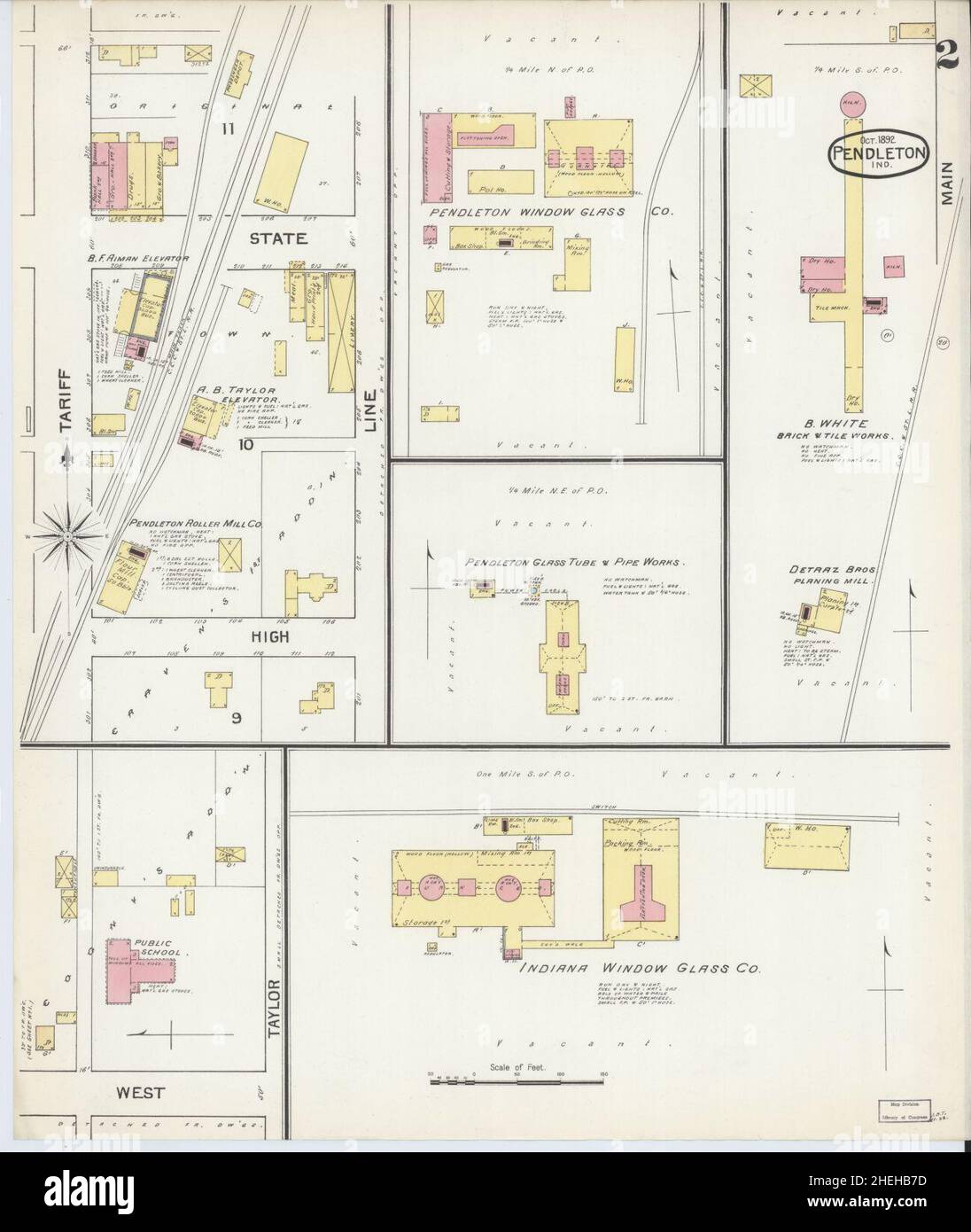 Pendleton county map hi-res stock photography and images - Alamy