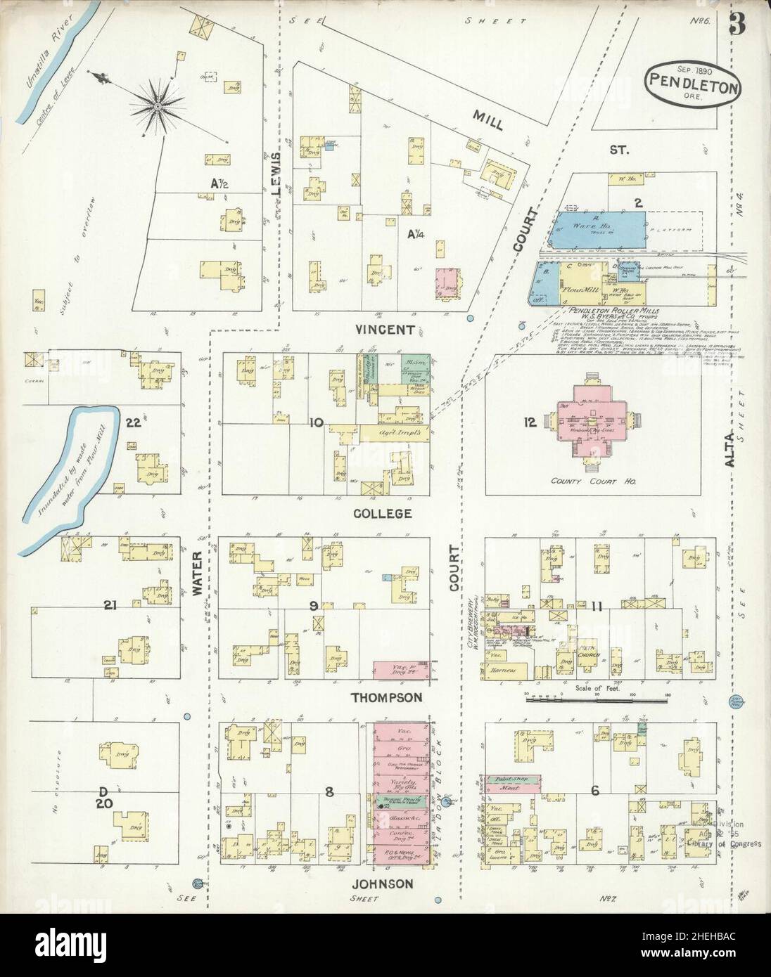 Pendleton county map hi-res stock photography and images - Alamy