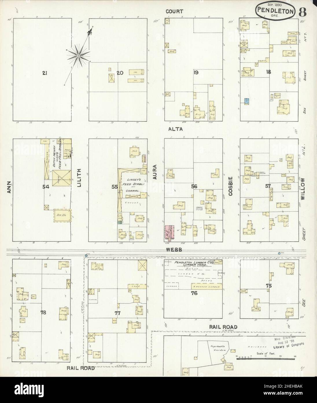 Pendleton county map hi-res stock photography and images - Alamy