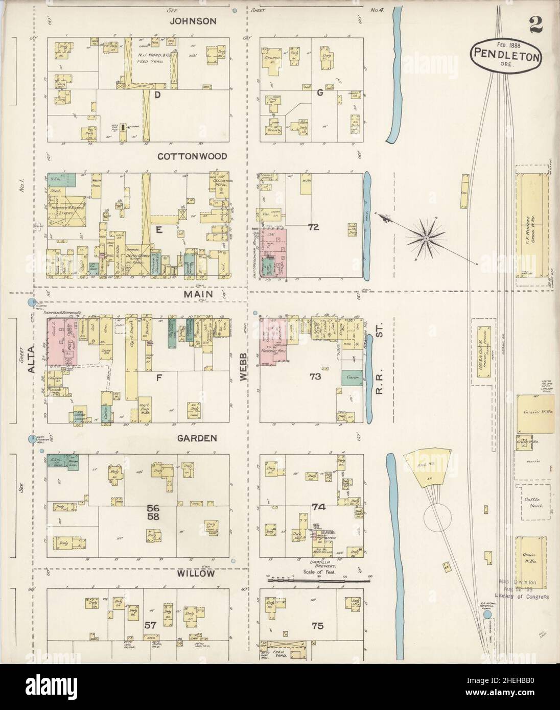 Pendleton county map hi-res stock photography and images - Alamy