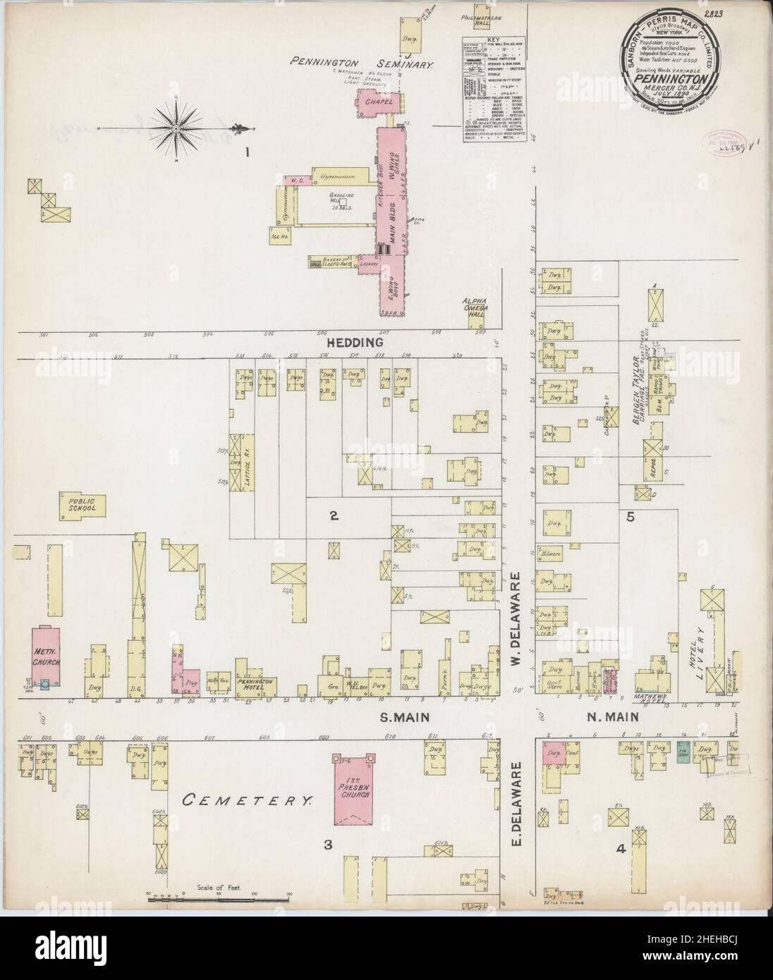 Pennington county map hi-res stock photography and images - Alamy