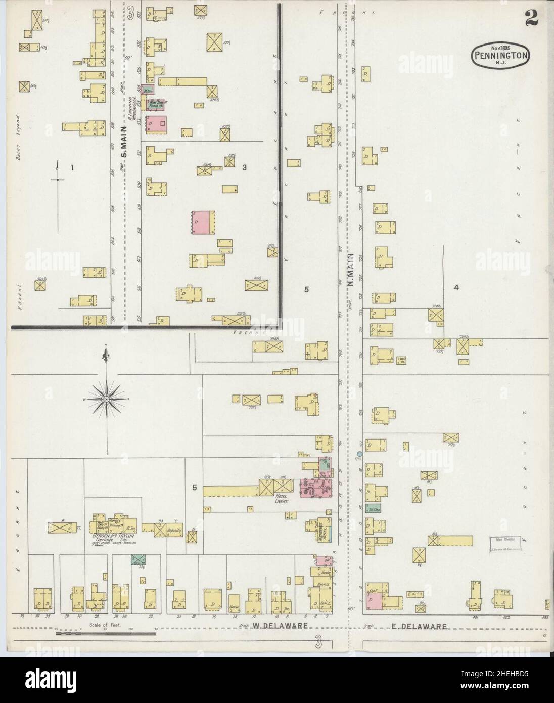 Pennington county map hi-res stock photography and images - Alamy
