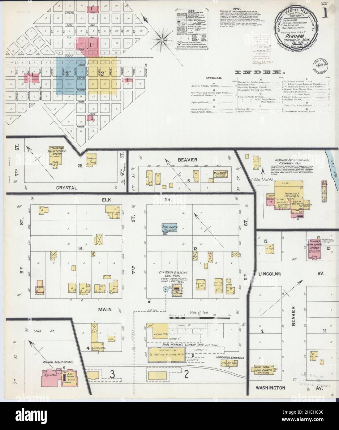 Map of perham hi-res stock photography and images - Alamy