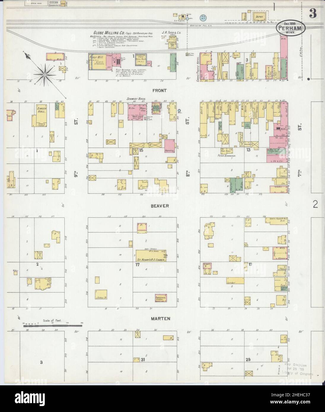 Map of perham hi-res stock photography and images - Alamy