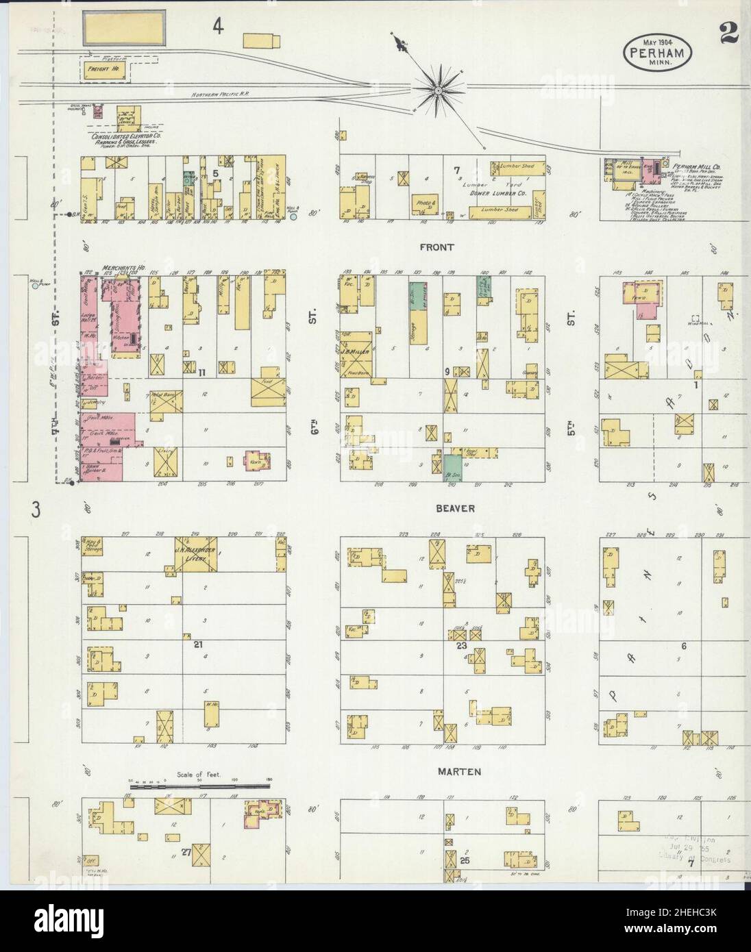 Map of perham hi-res stock photography and images - Alamy