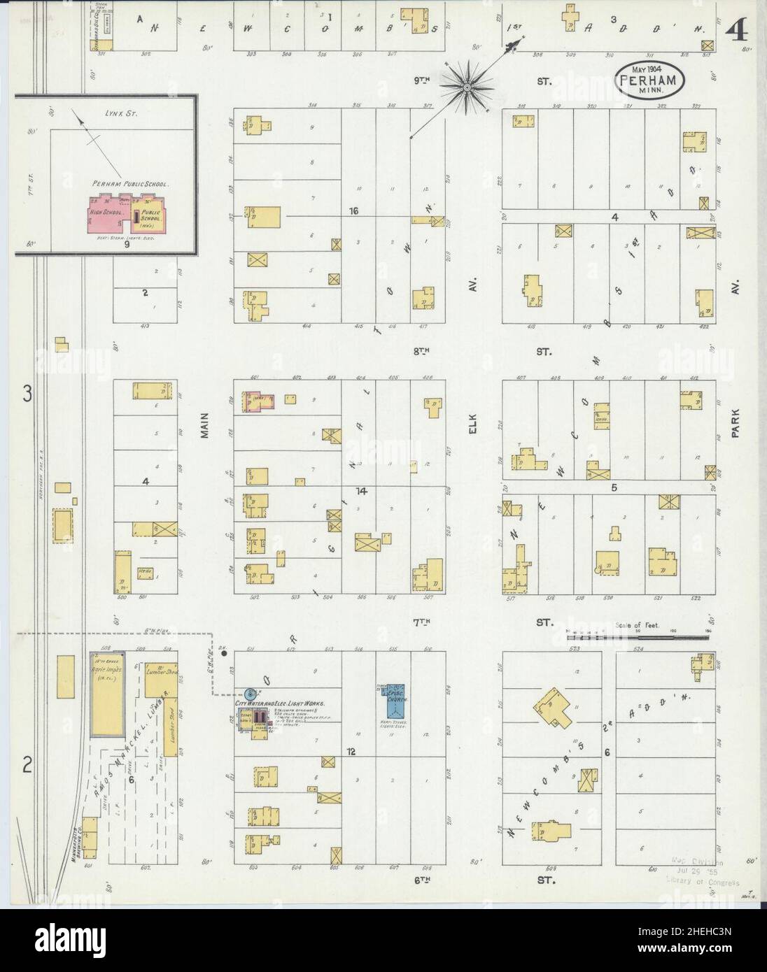 Map of perham hi-res stock photography and images - Alamy