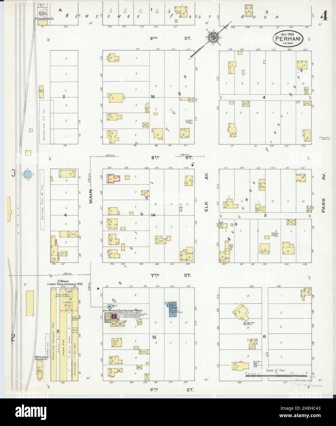 Map of perham hi-res stock photography and images - Alamy