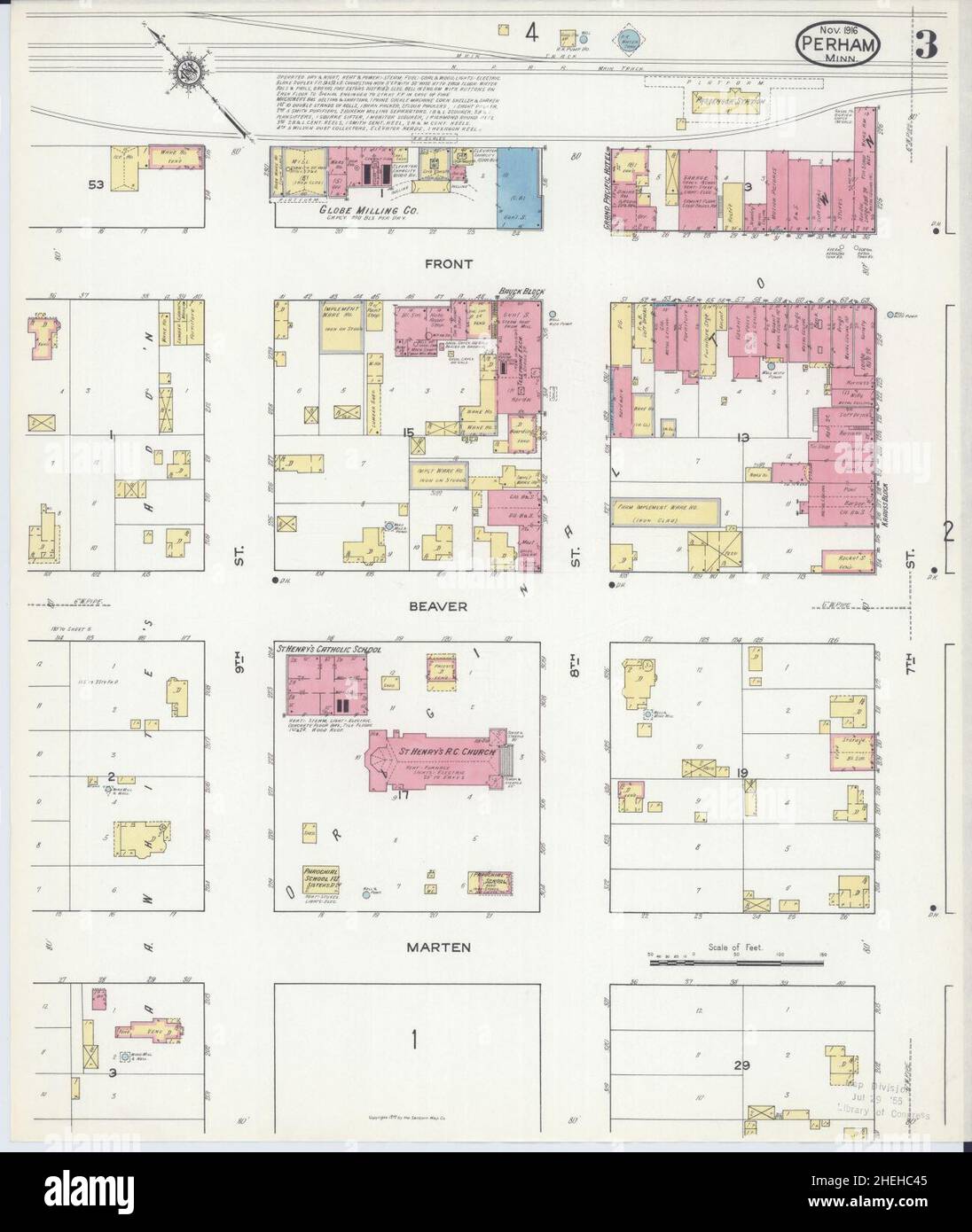 Map of perham hi-res stock photography and images - Alamy