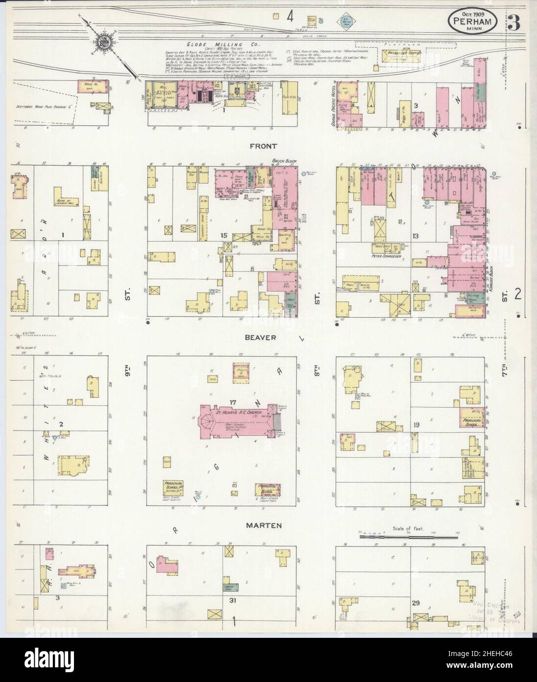 Map of perham hi-res stock photography and images - Alamy