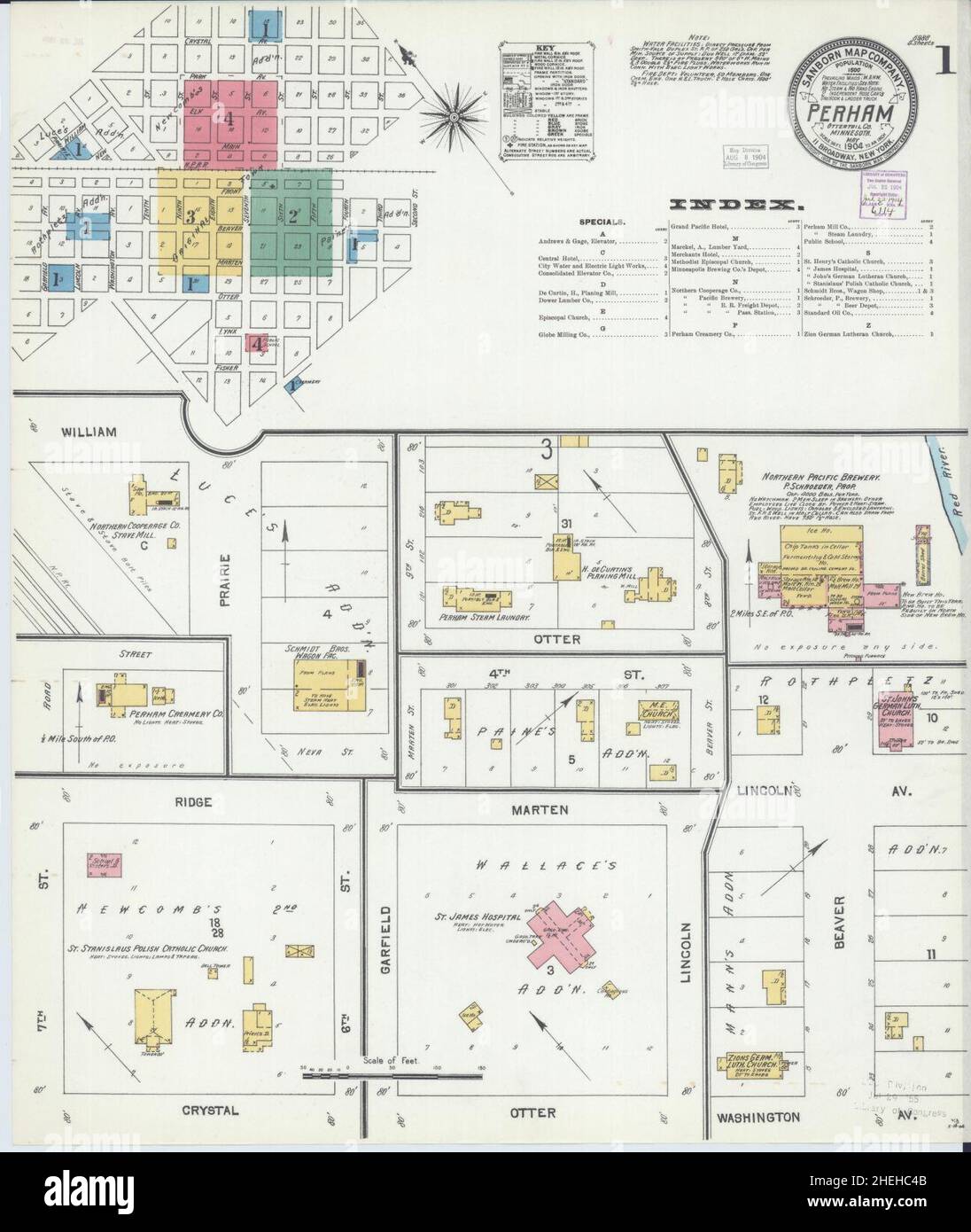 Map of perham hi-res stock photography and images - Alamy