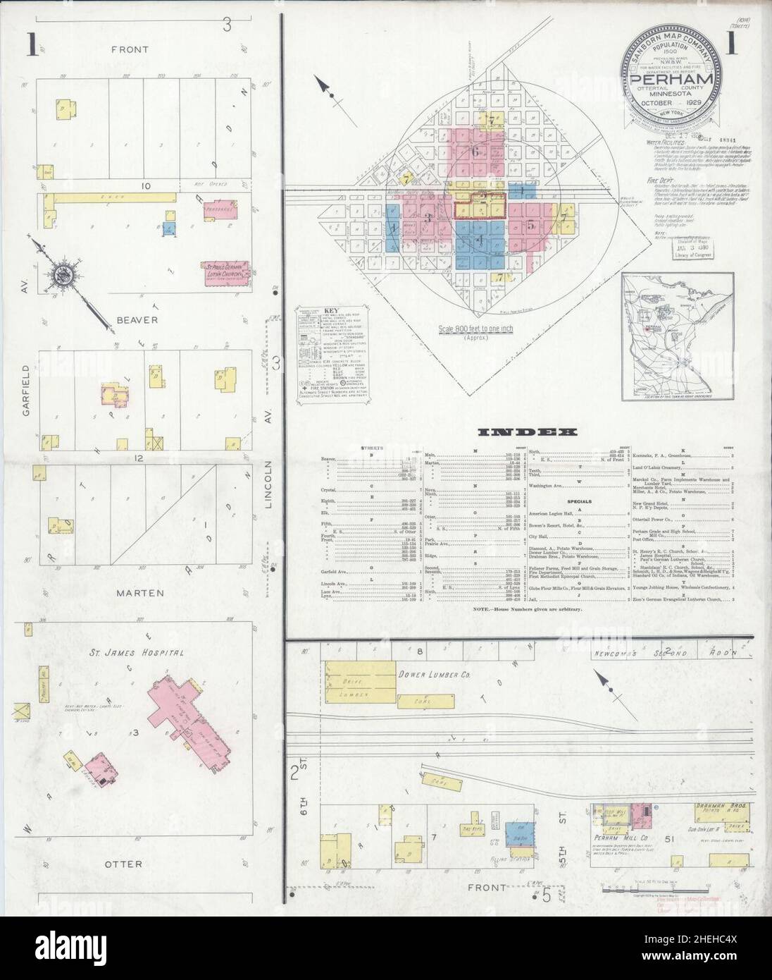 Perham map hi-res stock photography and images - Alamy