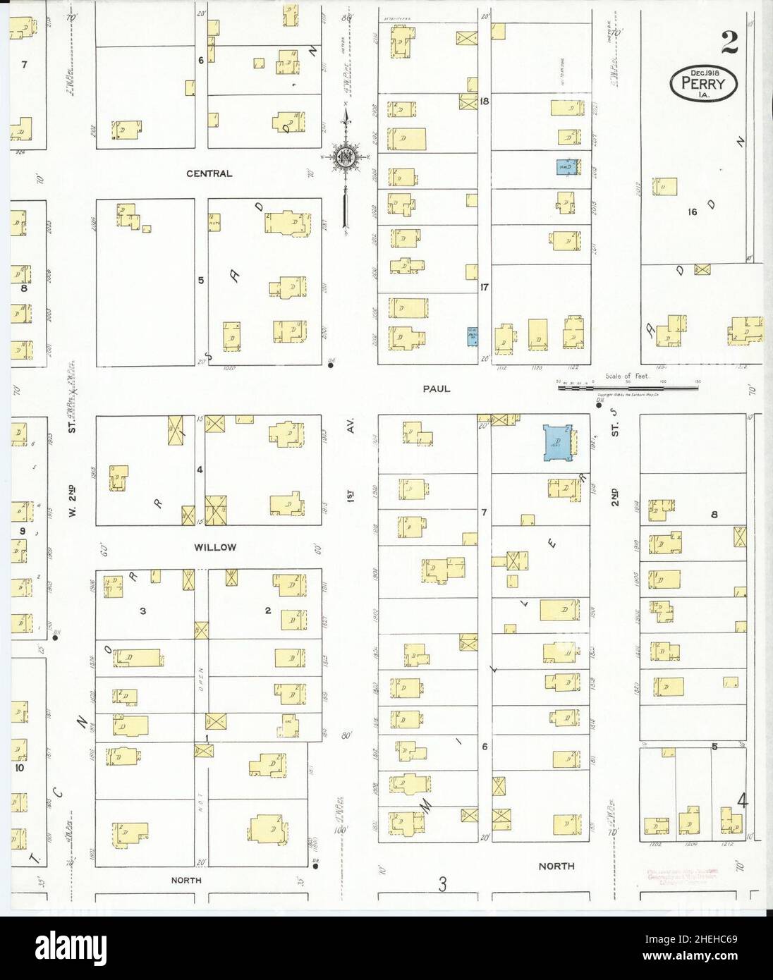 Perry iowa map hi-res stock photography and images - Alamy