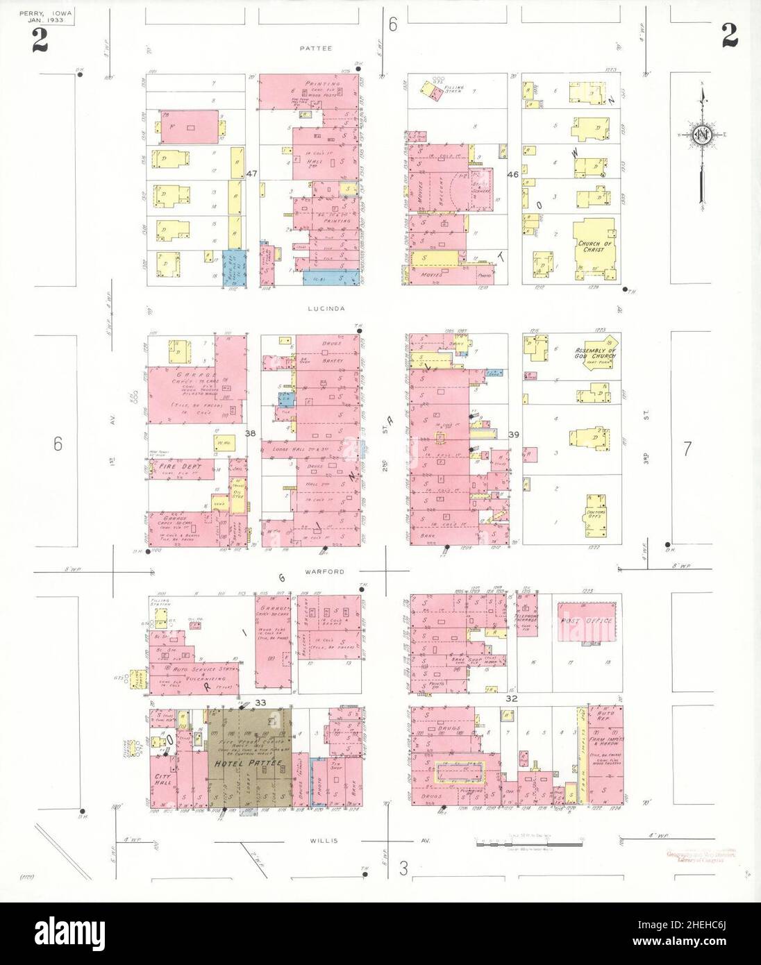 Perry iowa map hi-res stock photography and images - Alamy