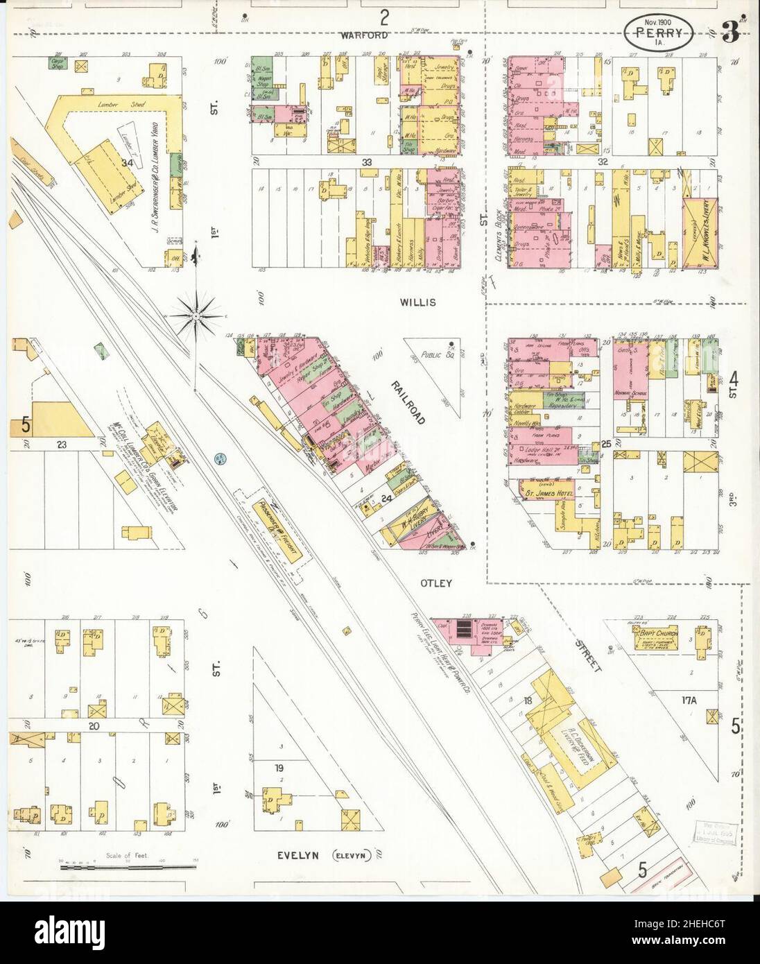 Perry iowa map hi-res stock photography and images - Alamy