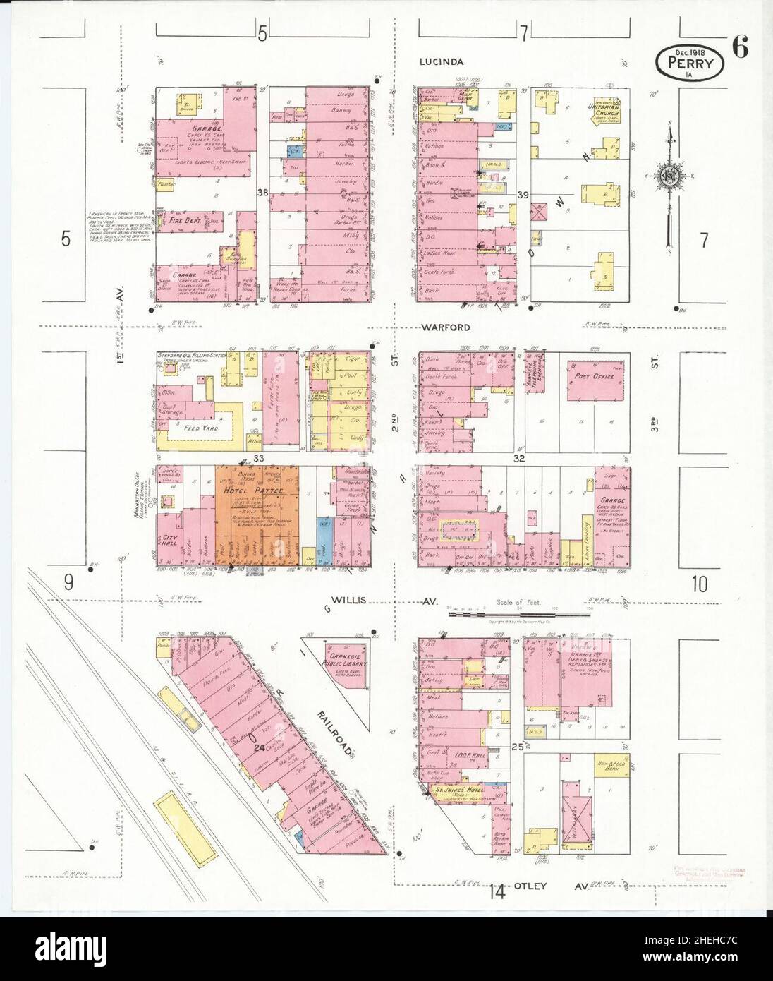 Perry iowa map hi-res stock photography and images - Alamy