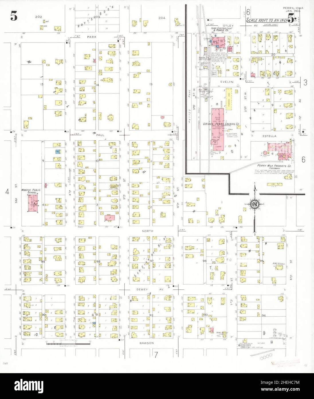 Perry iowa map hi-res stock photography and images - Alamy