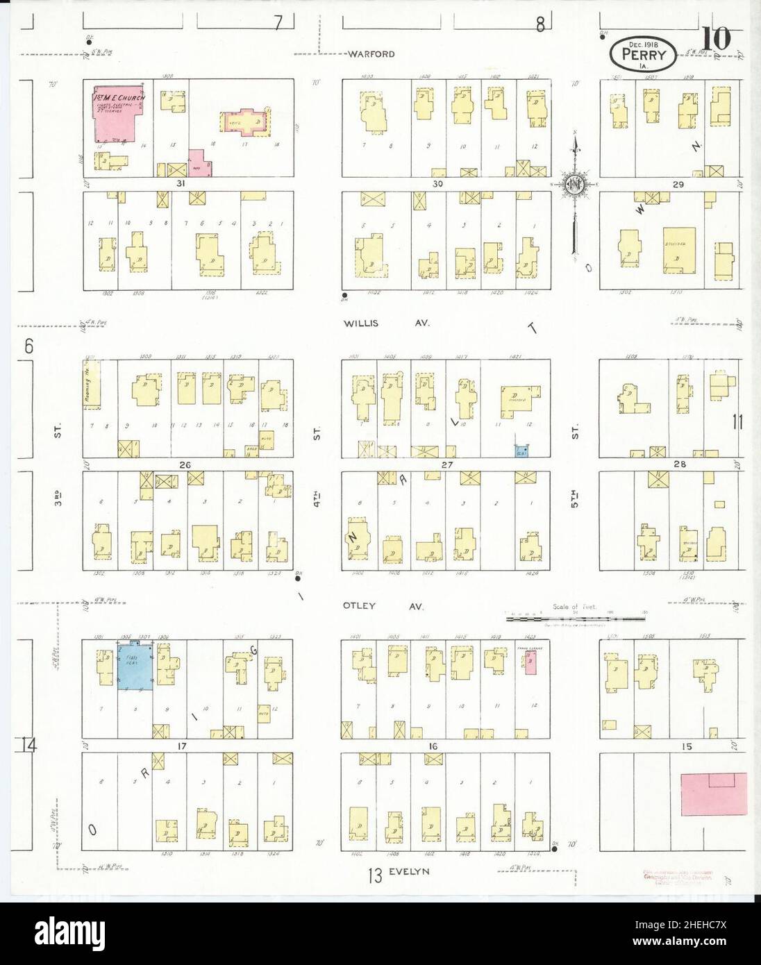 Perry iowa map hi-res stock photography and images - Alamy