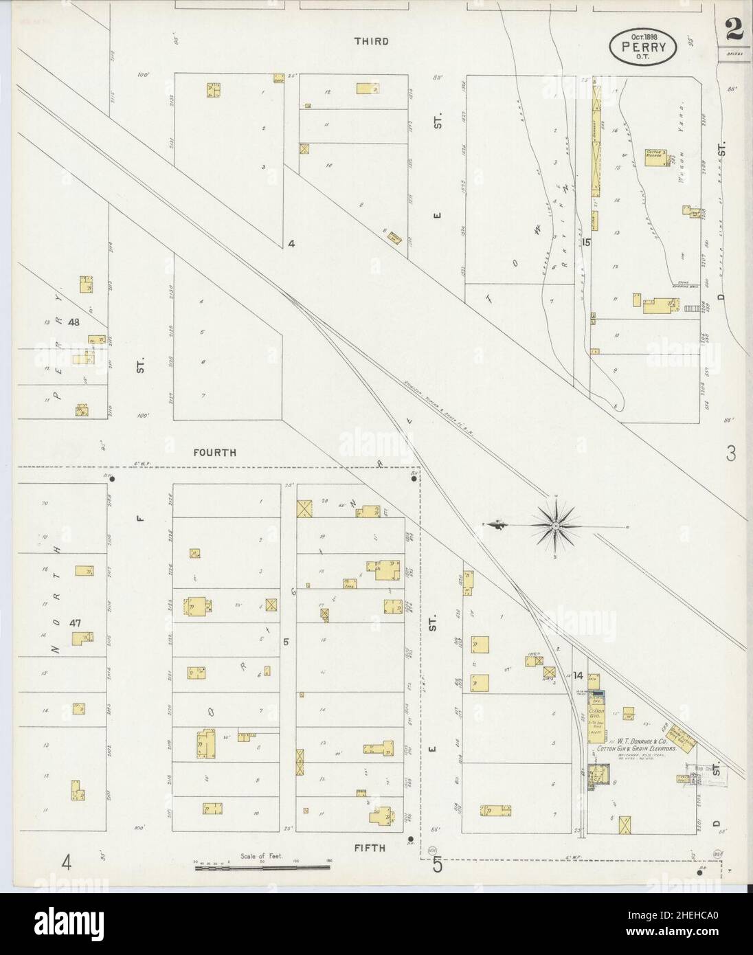 Perry oklahoma map hi-res stock photography and images - Alamy