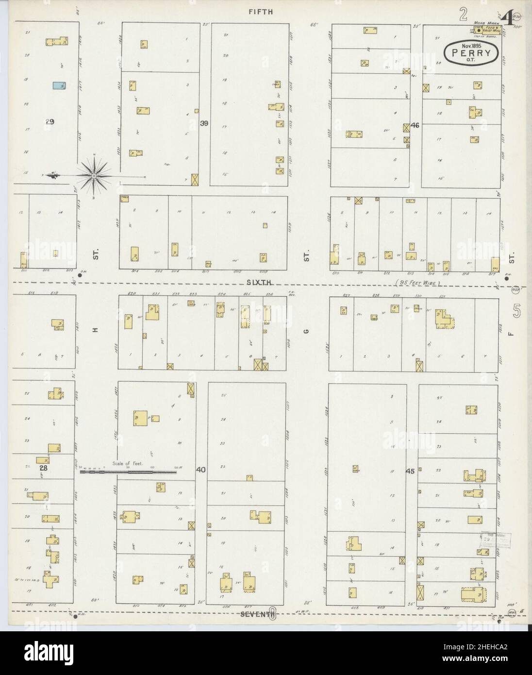 Perry oklahoma map hi-res stock photography and images - Alamy