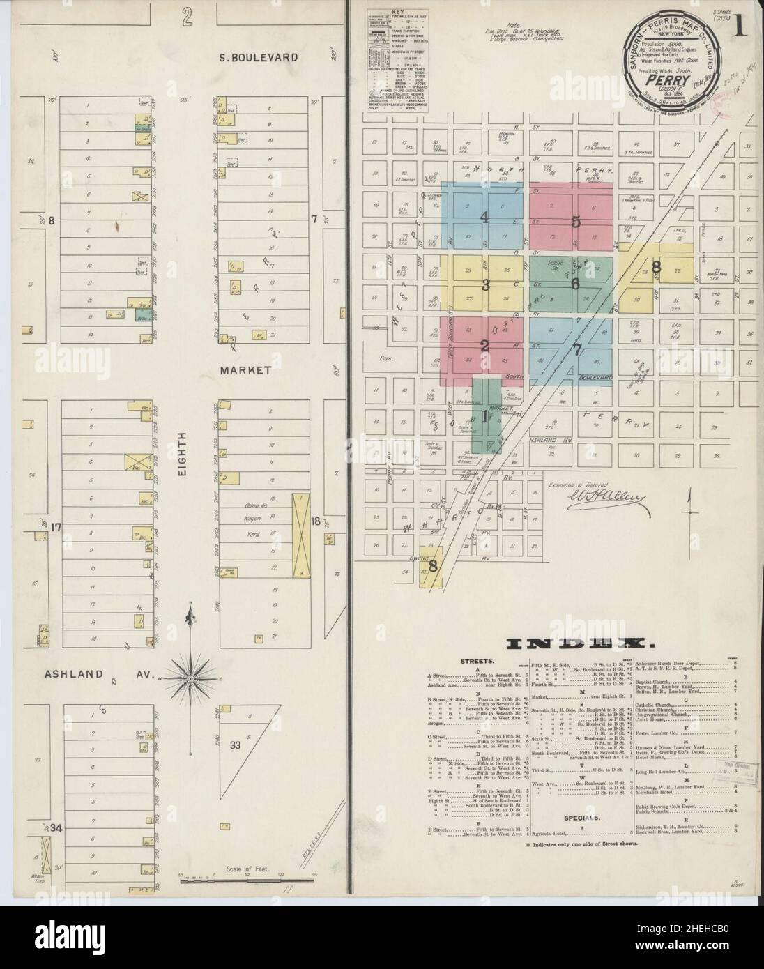 Perry oklahoma map hi-res stock photography and images - Alamy