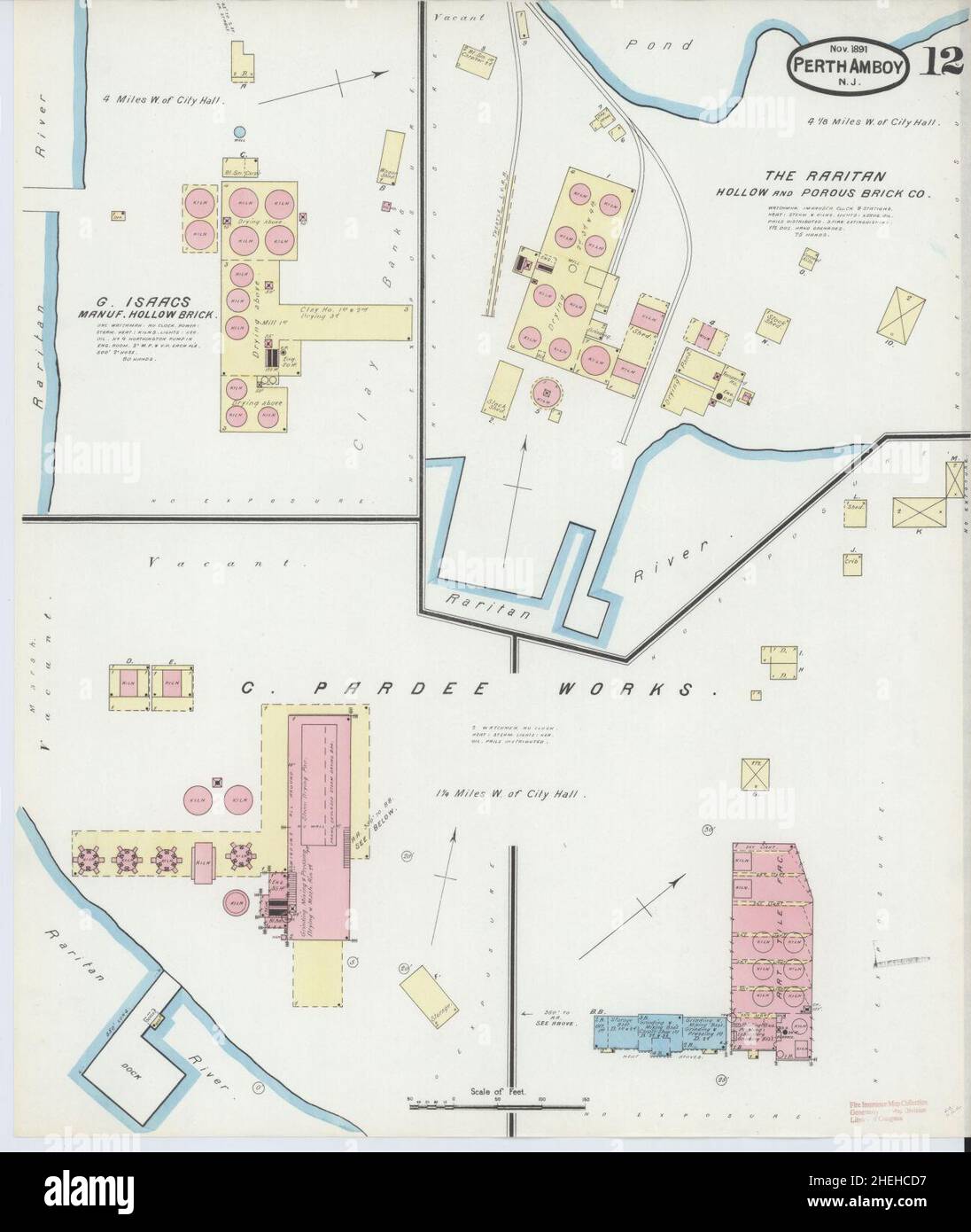 Map of perth amboy hi-res stock photography and images - Alamy