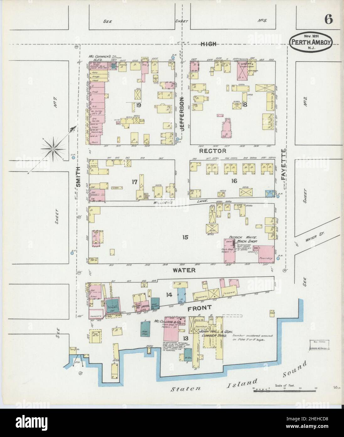 Map of perth amboy hi-res stock photography and images - Alamy