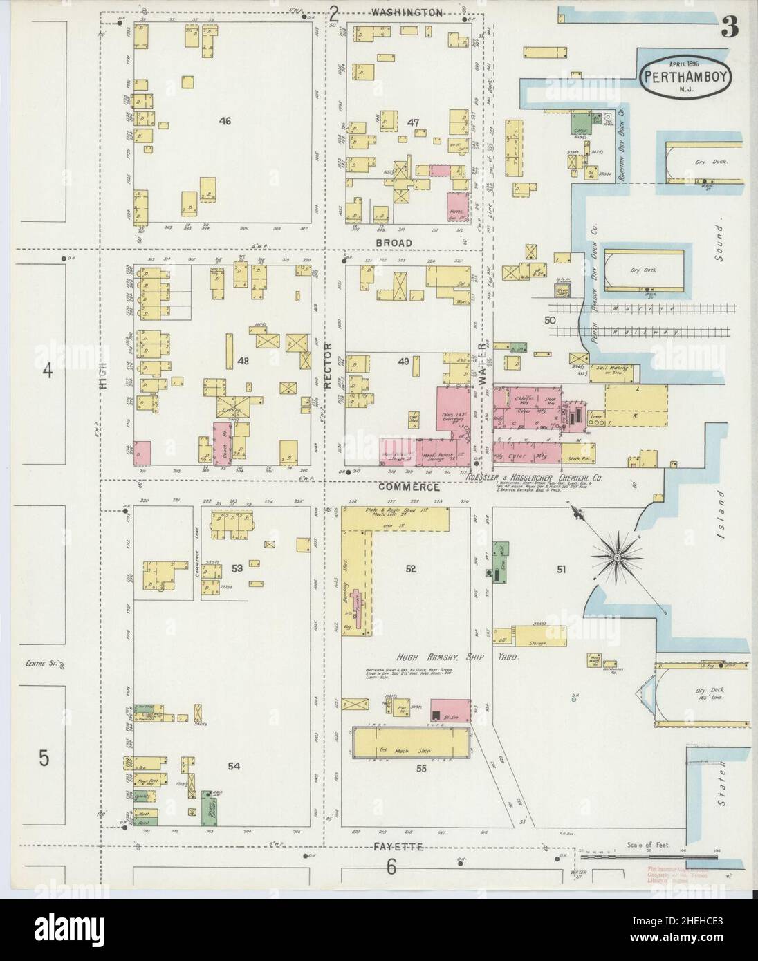 Map of perth amboy hi-res stock photography and images - Alamy
