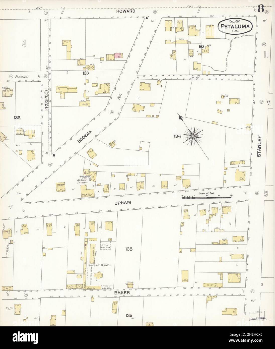 Sonoma county map hi-res stock photography and images - Alamy