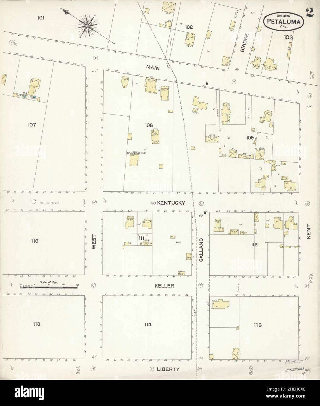 Petaluma map hi-res stock photography and images - Alamy