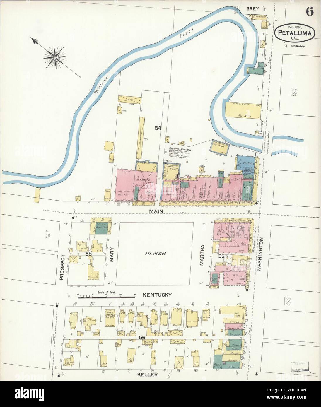 Petaluma map hi-res stock photography and images - Alamy