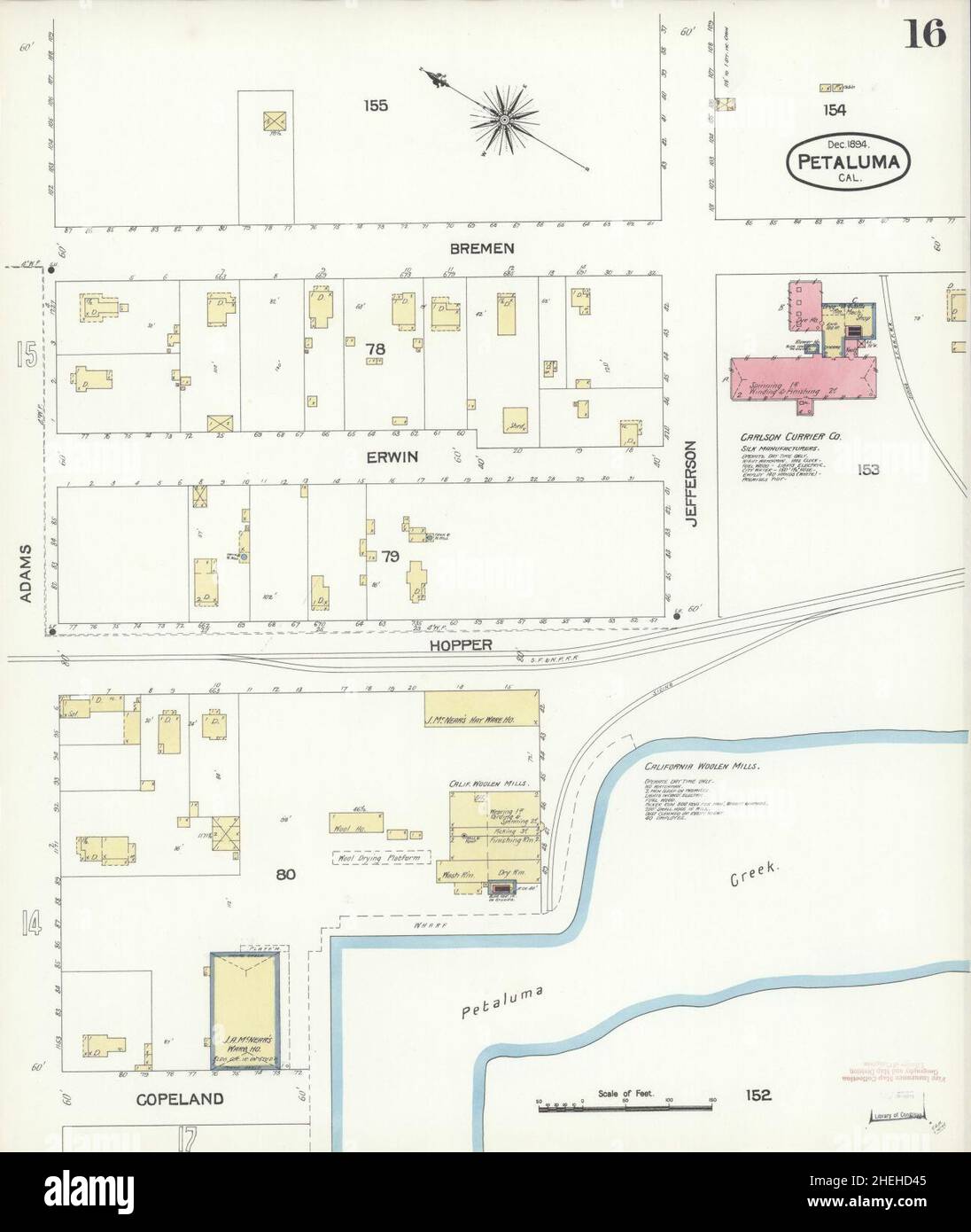 Petaluma map hi-res stock photography and images - Alamy