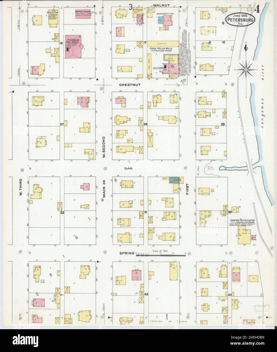 Map of menard hi-res stock photography and images - Alamy