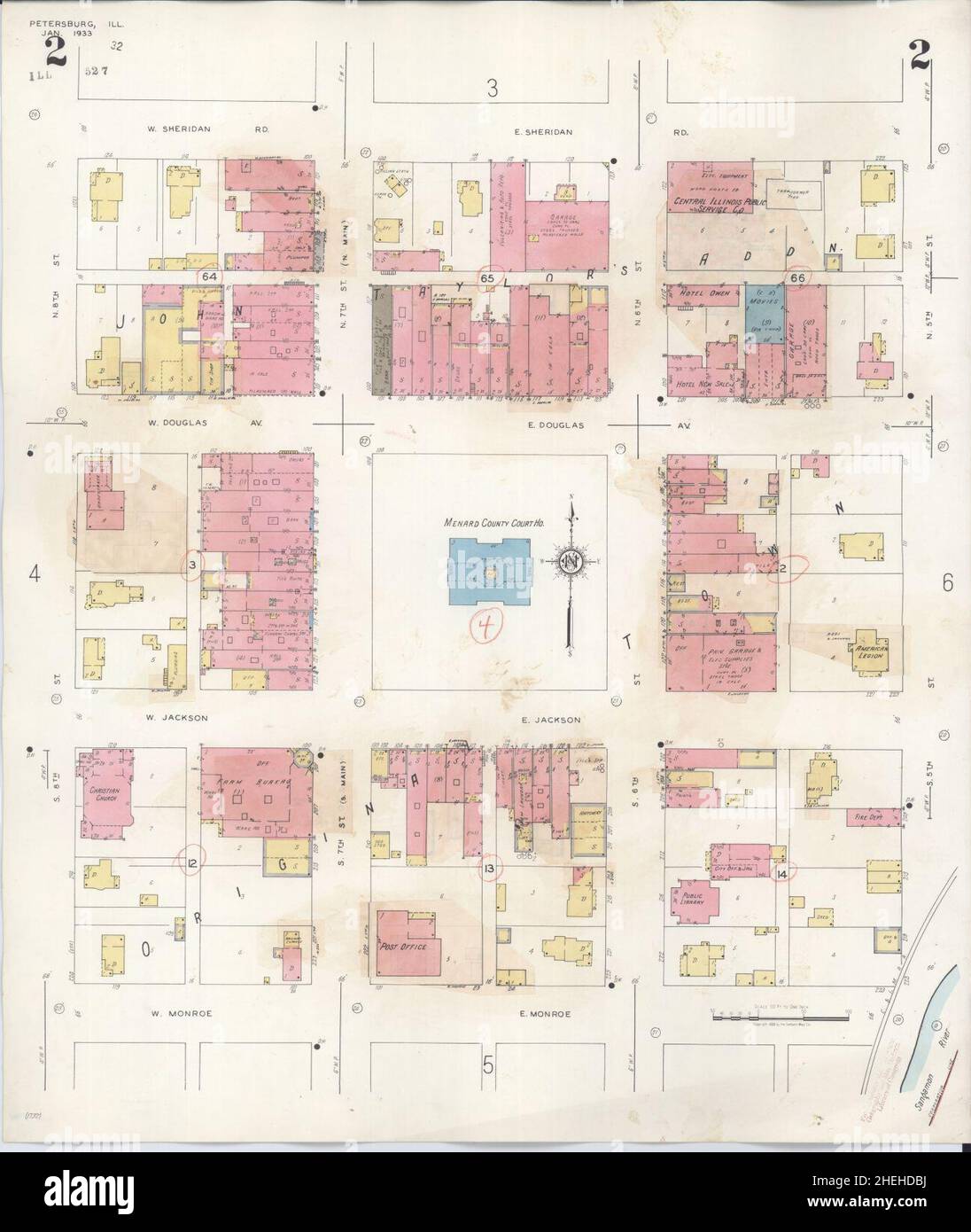 Menard map hi-res stock photography and images - Alamy