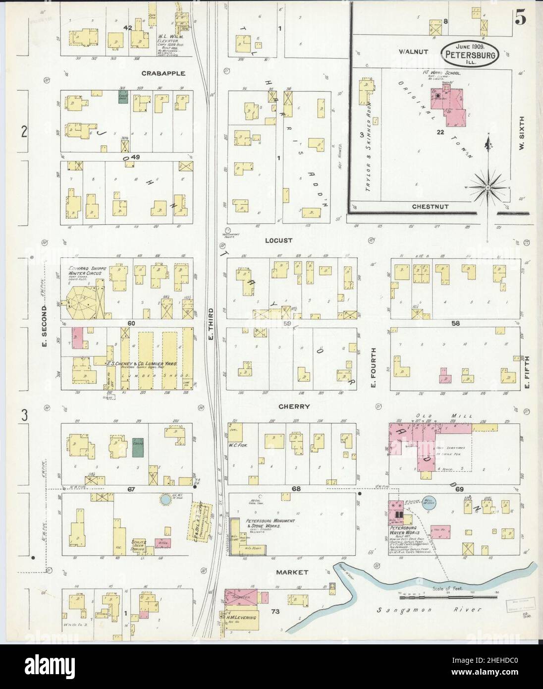 Map of menard hi-res stock photography and images - Alamy
