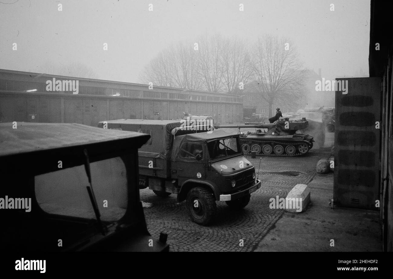 Forces francaises en allemagne Black and White Stock Photos & Images ...