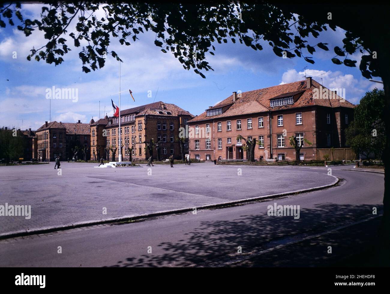 Archives 70ies: French army barracks, Offenburg, Baden-Württemberg ...