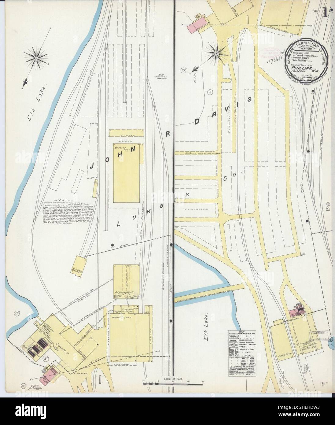 Phillips wisconsin map hi-res stock photography and images - Alamy