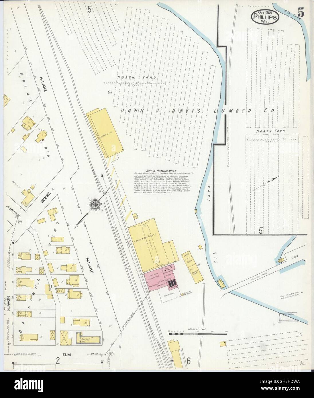 Map of phillips wisconsin hi-res stock photography and images - Alamy