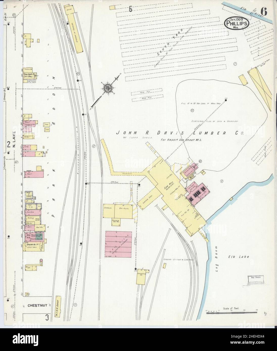 Map of phillips wisconsin hi-res stock photography and images - Alamy
