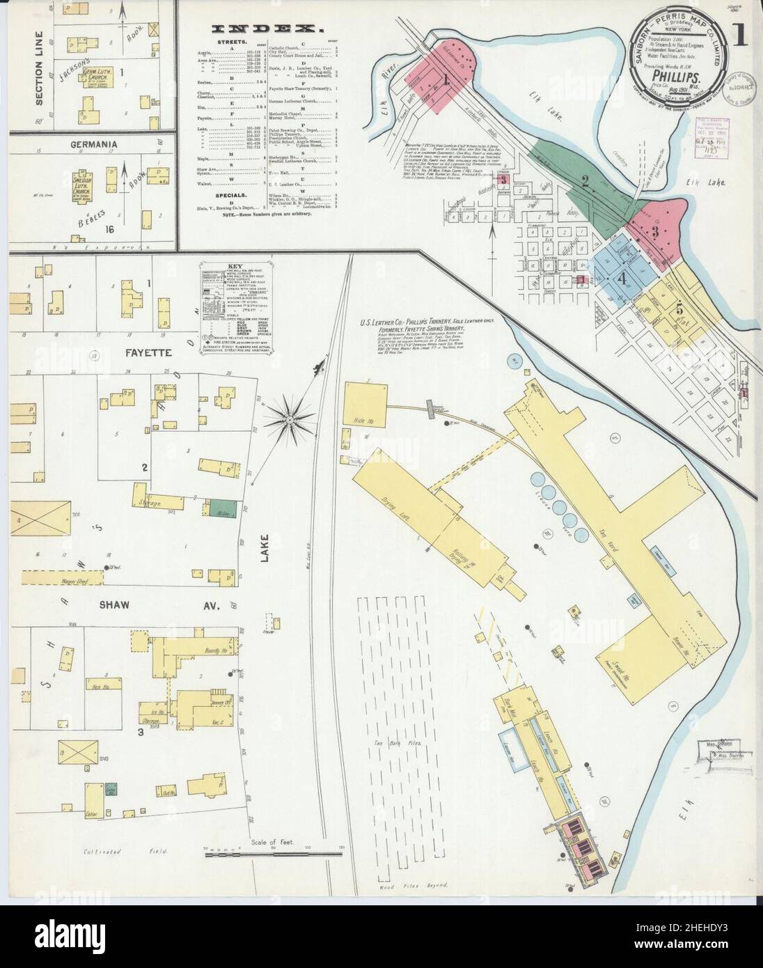 Phillips wisconsin map hi-res stock photography and images - Alamy