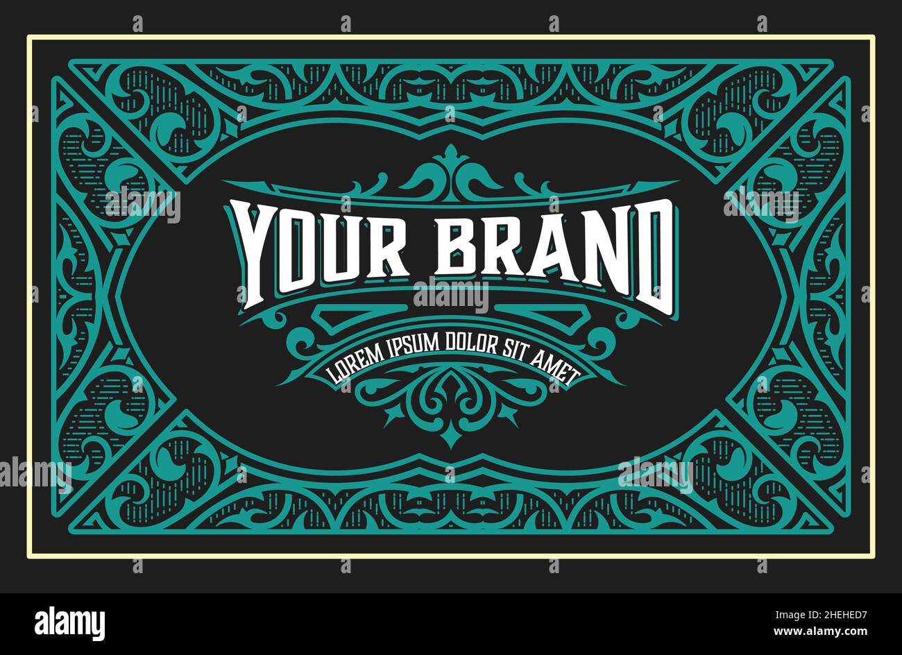 Western card with vintage style Stock Vector Image & Art - Alamy