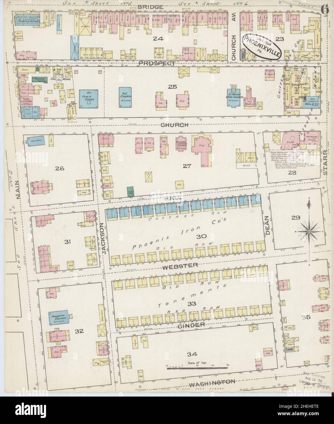 Phoenixville pennsylvania map hi-res stock photography and images - Alamy