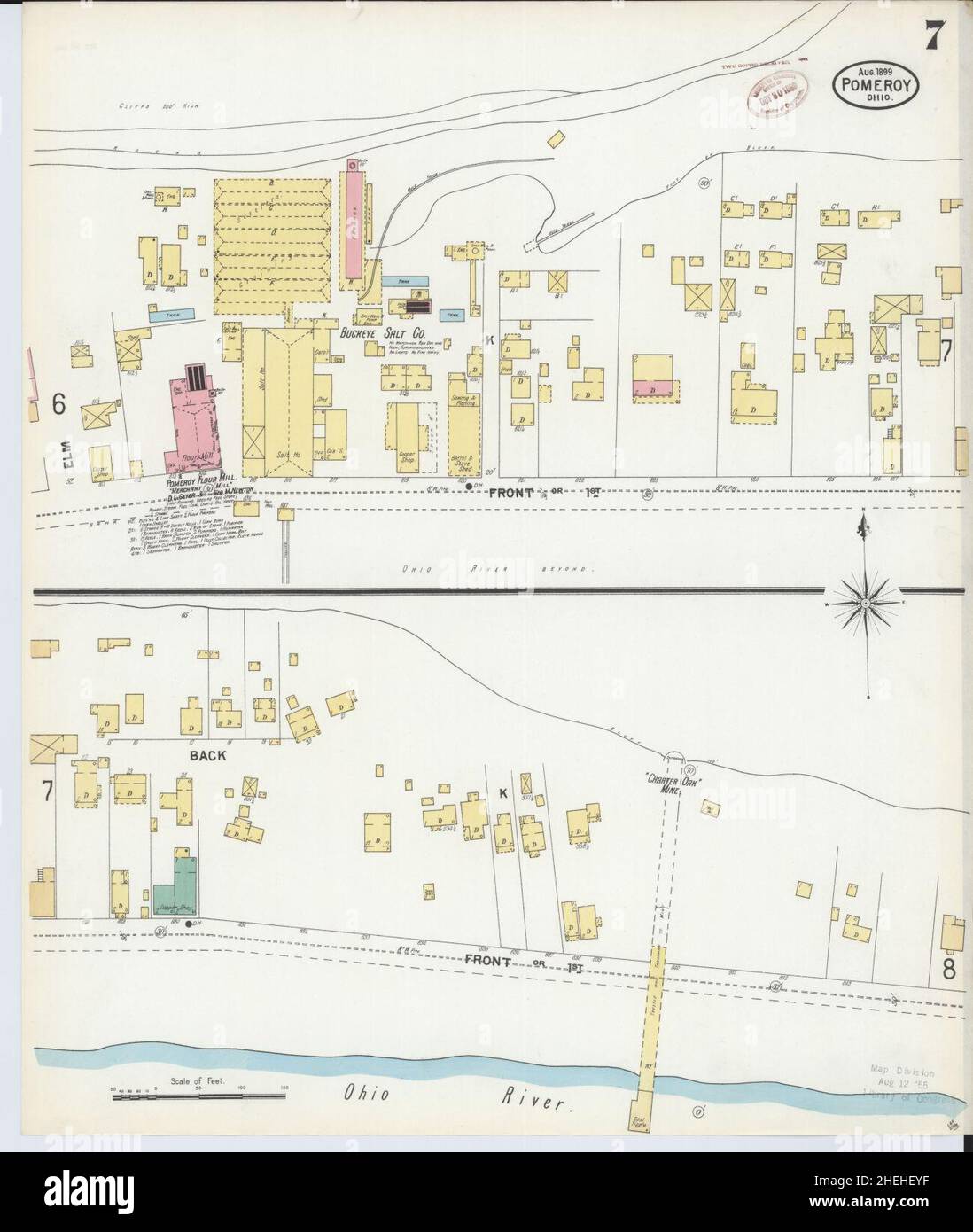 Map of pomeroy ohio hi-res stock photography and images - Alamy