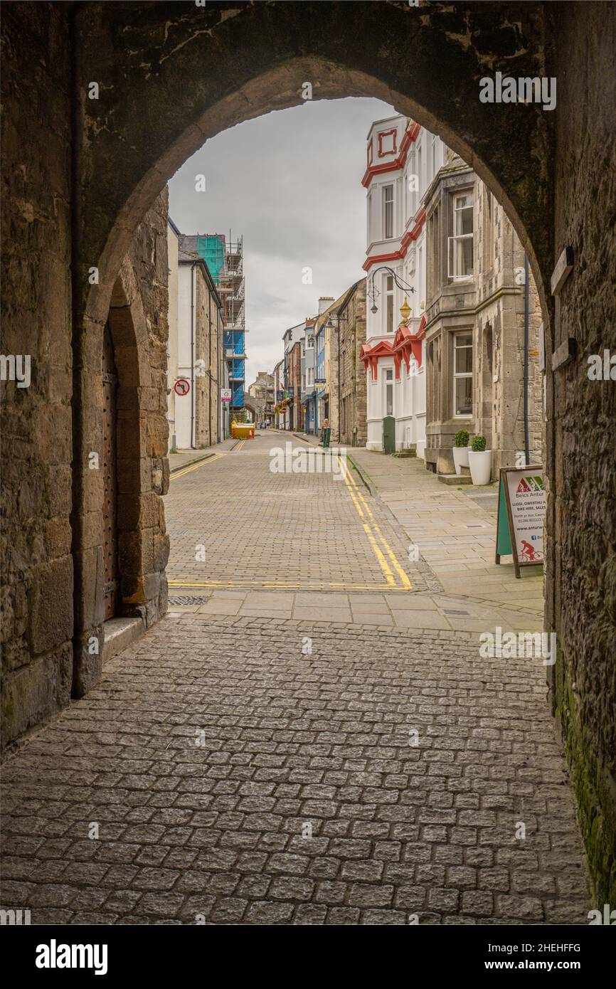 Street in caernarfon hi-res stock photography and images - Alamy