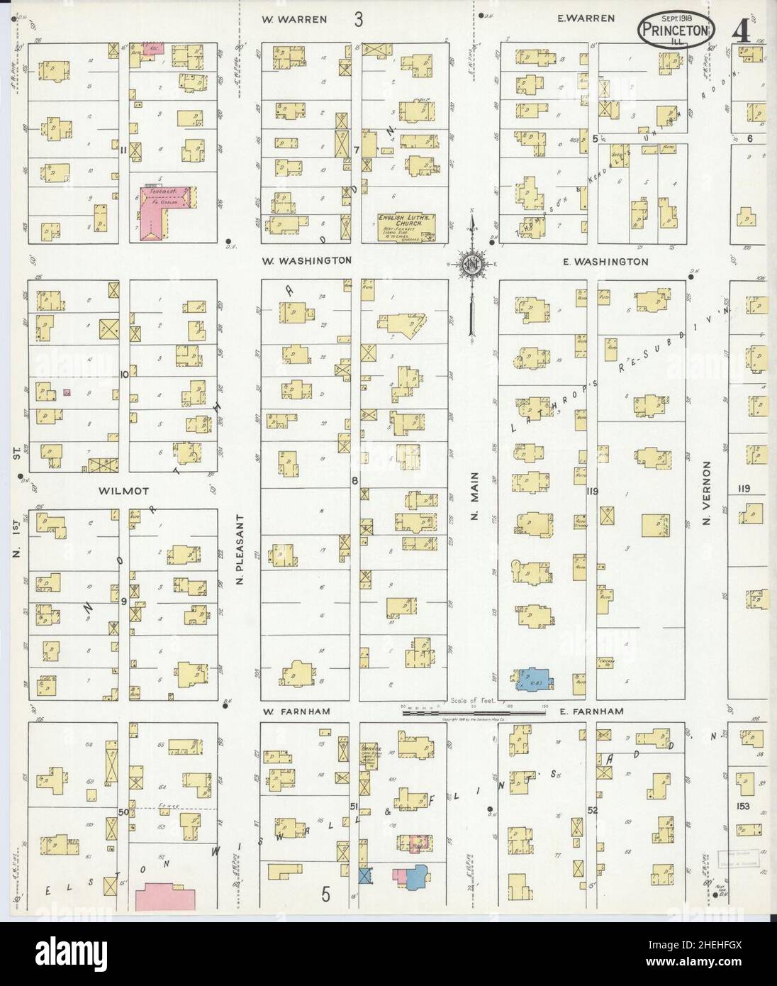 Vintage princeton map hi-res stock photography and images - Alamy